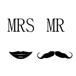 Mr and Mrs Vector Images (over 5,100)