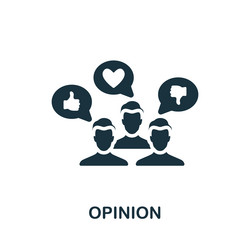 Positive feedback icon monochrome simple customer Vector Image