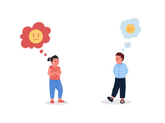 Angry Brother and Sister Vector Images (over 130)