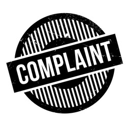 Complaint rubber stamp Royalty Free Vector Image