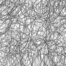 Abstract random chaotic lines on white background Vector Image