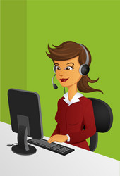 Customer Service Woman Vector Images (over 19,000)