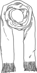 Neck Scarf Outline Vector Images (over 420)