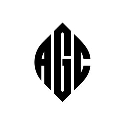 Agc logo letter design Royalty Free Vector Image