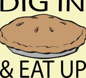 Sweet as pie Royalty Free Vector Image - VectorStock