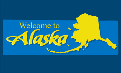 Alaska state Royalty Free Vector Image - VectorStock