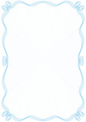 Blue frame border with security protective grid Vector Image