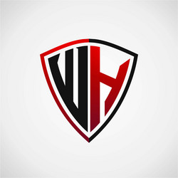 Ya initials shield logo designs modern templates Vector Image