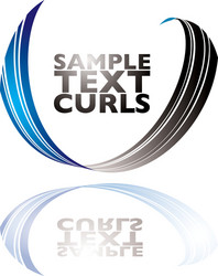 Ribbon flow design Royalty Free Vector Image - VectorStock