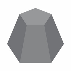 Pentagonal prism Royalty Free Vector Image - VectorStock