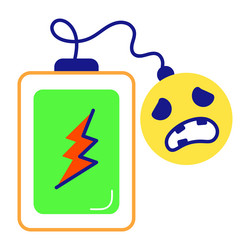 Electric cell Royalty Free Vector Image - VectorStock