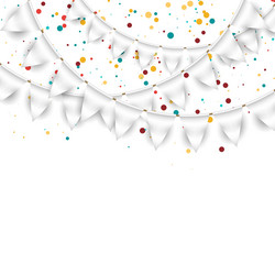 Festive bunting background Royalty Free Vector Image