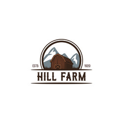 Farm circle logo Royalty Free Vector Image - VectorStock