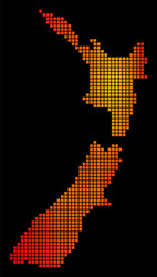 Zealand Orange Map Vector Images (37)