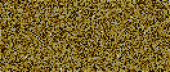 Seamless pixelated golden texture yellow noise Vector Image