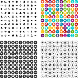 Different clothes set flat icons Royalty Free Vector Image