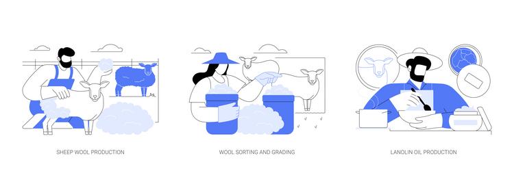 Secondary products production isolated cartoon Vector Image