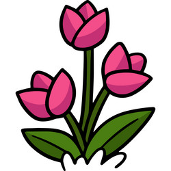 Clip Art Tulips