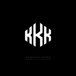 Kkk circle letter logo design Royalty Free Vector Image