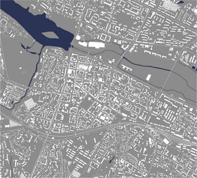 Map of the city khmelnytskyi ukraine Royalty Free Vector