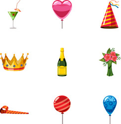 Balloon icon cartoon style Royalty Free Vector Image