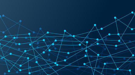 Abstract connection dots digital Royalty Free Vector Image