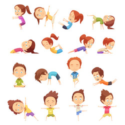 Kids Yoga Vector Images (over 5,100)