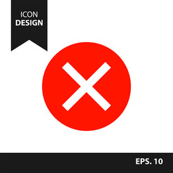Red X Mark Icon Vector Images (over 2,800)