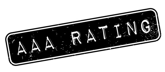 Aaa rating rubber stamp Royalty Free Vector Image