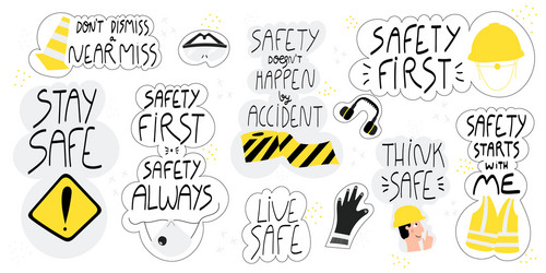 Site safety rules board Royalty Free Vector Image
