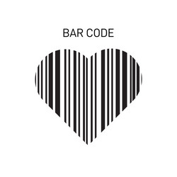 Secured bar code icon simple cipher data Vector Image