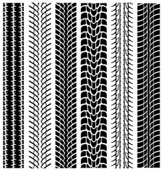 Tractor tread pattern banner Royalty Free Vector Image