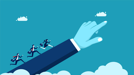 Businessman successful hope for success Royalty Free Vector