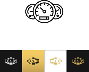 Spiral swirls speed circular symbol twisted Vector Image