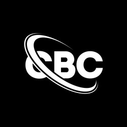 Cb logo c b design white letter cbc Royalty Free Vector