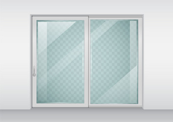 Contemporary sliding door Royalty Free Vector Image