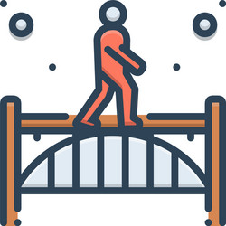 Footbridge Royalty Free Vector Image - VectorStock