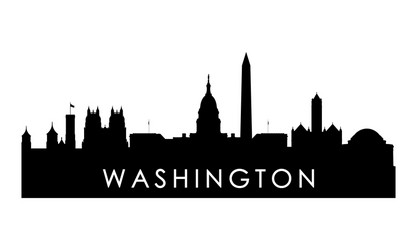 Washington Dc Skyline Vector Images (over 740)