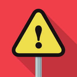 Warning sign design Royalty Free Vector Image - VectorStock