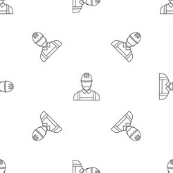 Electric man icon simple style Royalty Free Vector Image