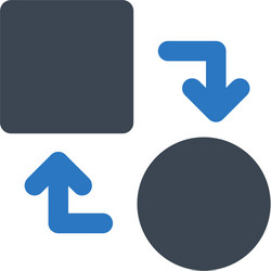 Transform icon Royalty Free Vector Image - VectorStock