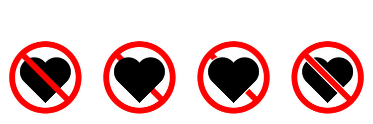 Love not Allowed Vector Images (over 160)