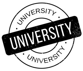 University rubber stamp Royalty Free Vector Image