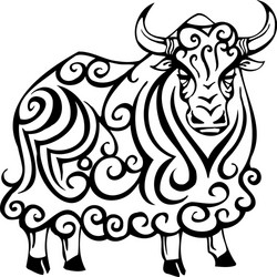 Bull design Royalty Free Vector Image - VectorStock