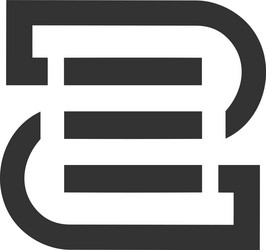 Creative letter ar logo Royalty Free Vector Image