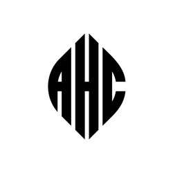 Ahc logo letter design Royalty Free Vector Image