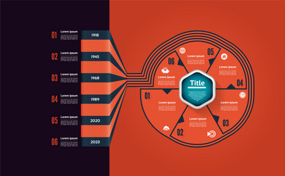 Progress background template for diagram graph Vector Image