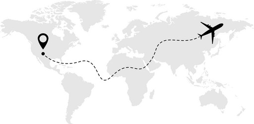 Airplane Route Vector Images (over 5,700)