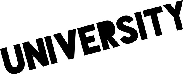 University rubber stamp Royalty Free Vector Image