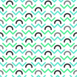 Textured arabic arches seamless pattern Royalty Free Vector